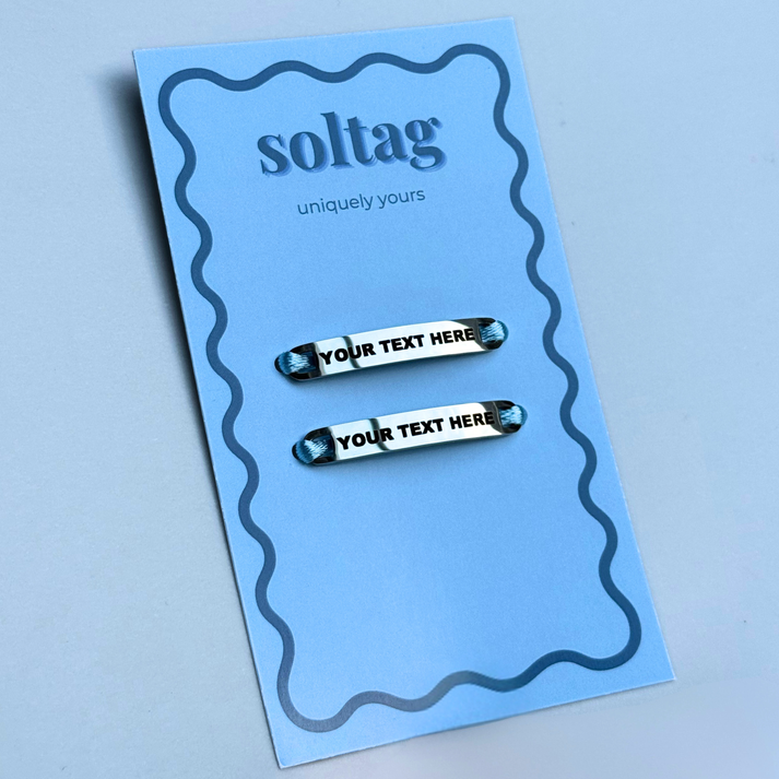Personalised Shoe Tags - Custom Engraving – soltag